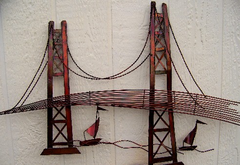 another more stylized metal bridge art work is seen here these types of ...